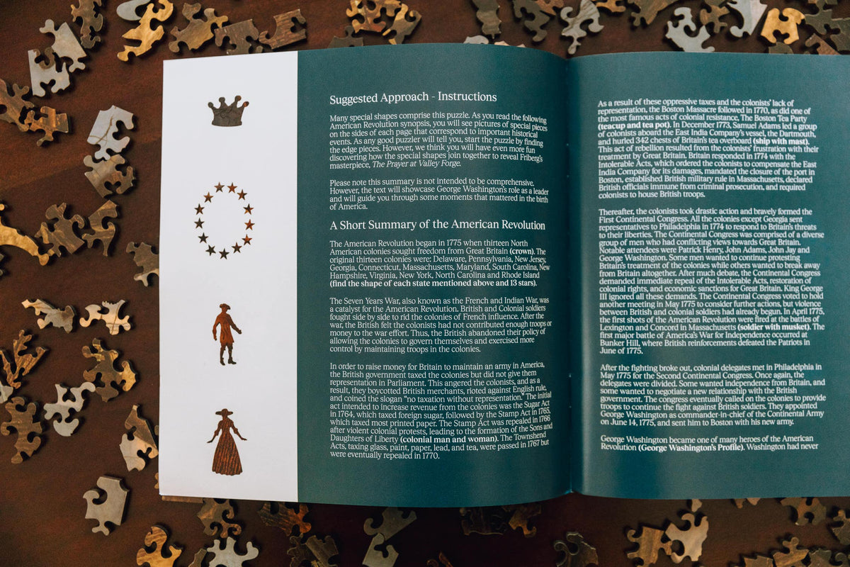 The Prayer at Valley Forge Specialty Puzzle and Study Guide – First ...