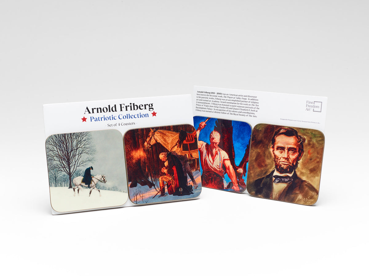 Americana Coasters (Set of 4) – First Freedom Art Company